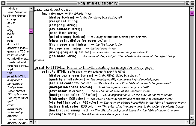 Recording and modifying RagTime scripts