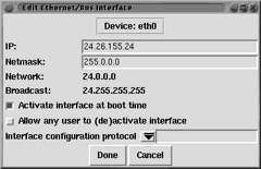 Figure 4.14 You'll need to enter a unique IP for your machine in the ...