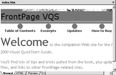 FrontPage 2000 for Windows: Visual QuickStart Guide - The Web Site