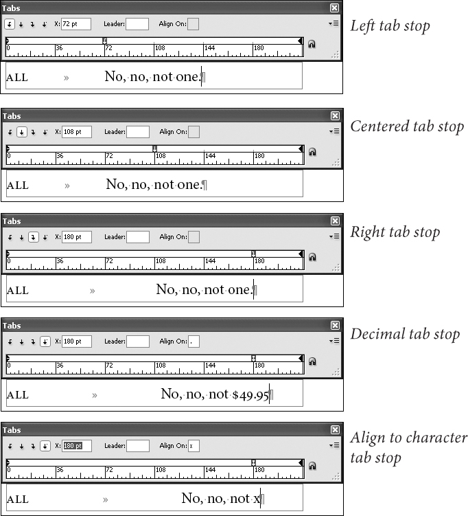 Indesign Tab Templates