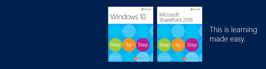 Microsoft Press Store: Books, eBooks, online resources